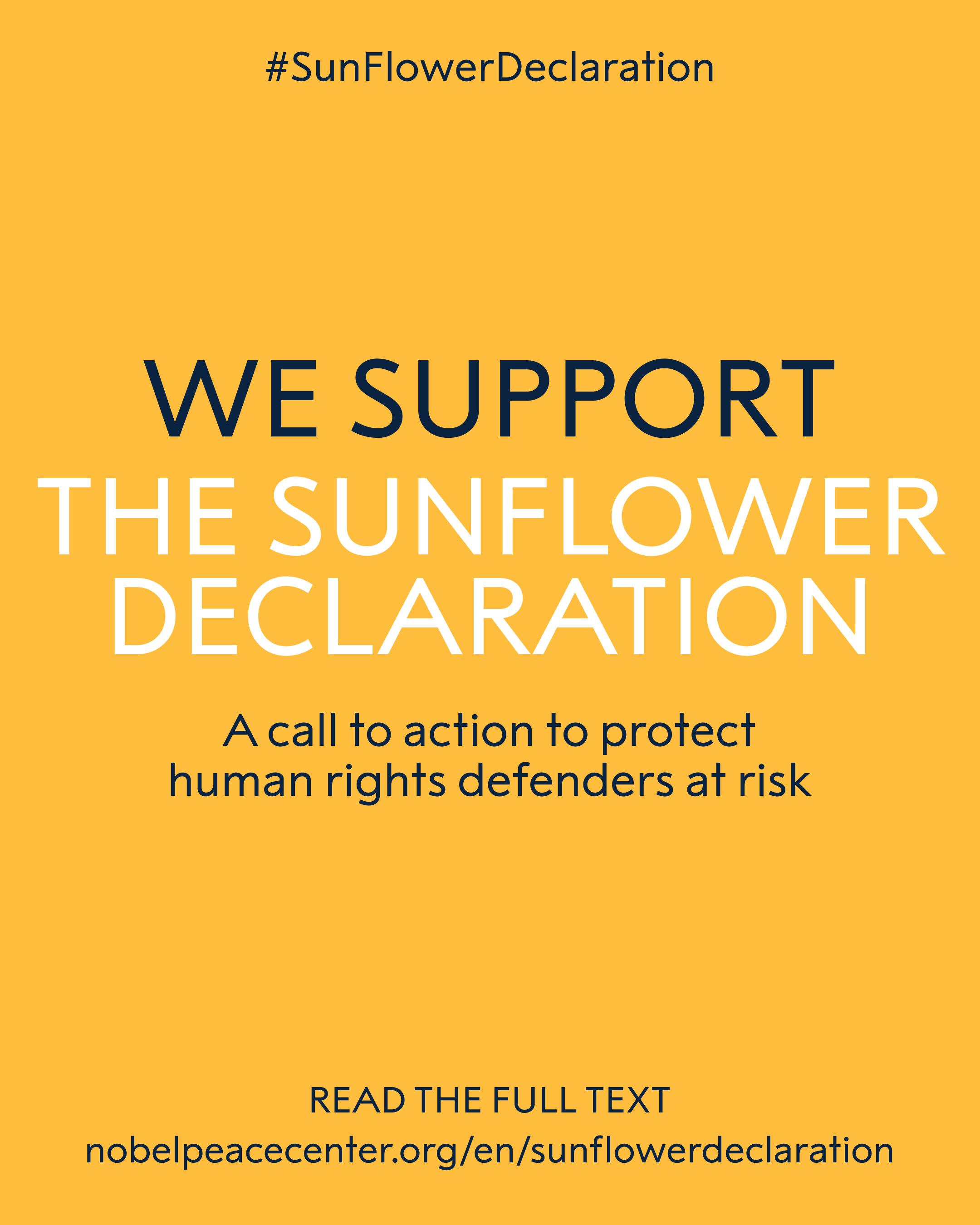 The NHC signs onto the Sunflower Declaration - Netherlands Helsinki ...